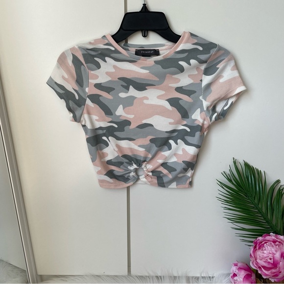Primark | Tops | Primark Camouflage Cropped Top | Poshmark